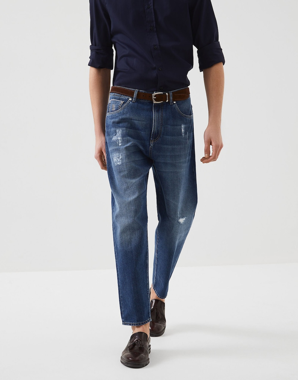 Vaqueros y pantalones de denim para hombre | Brunello Cucinelli