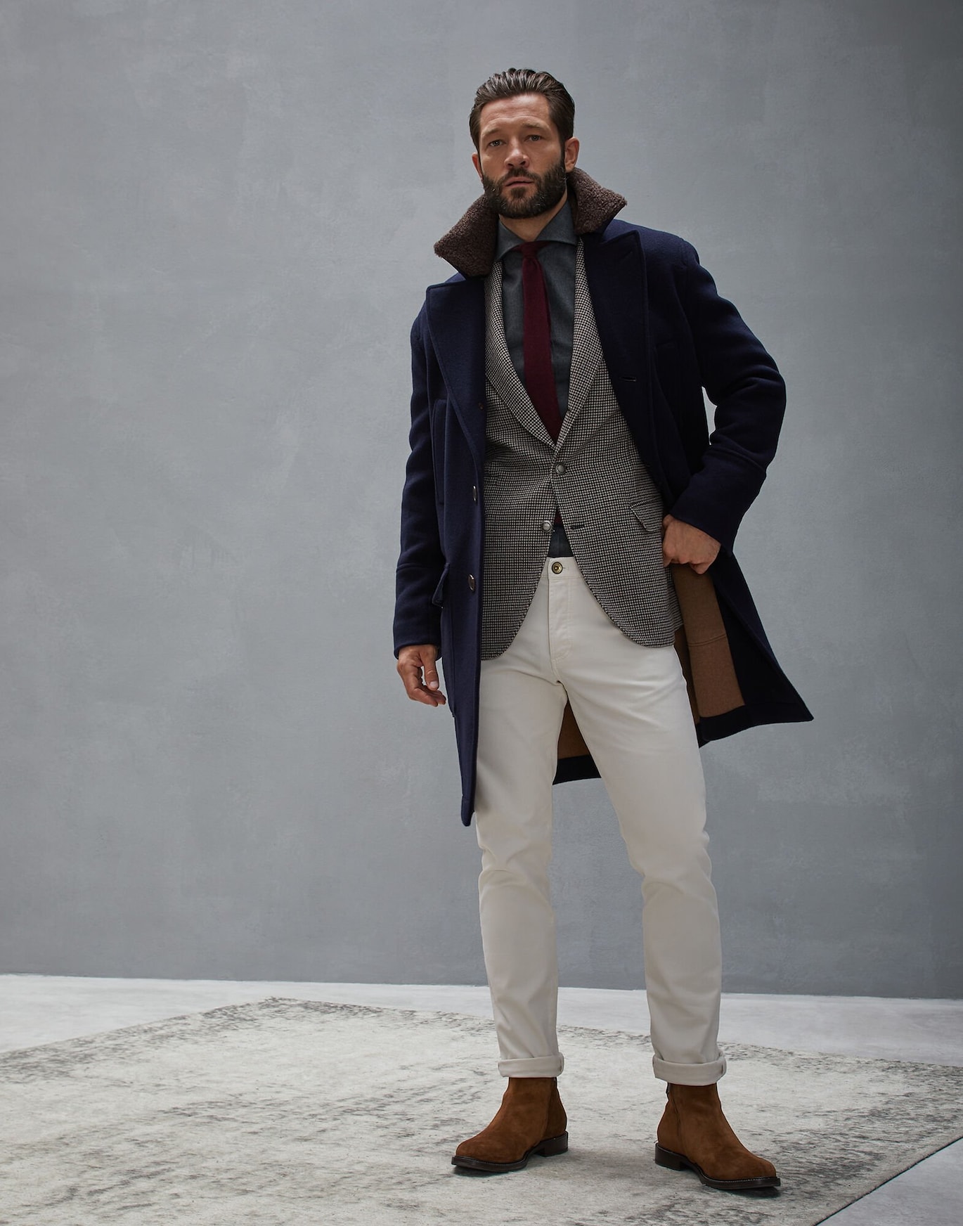 White pants men, Mens winter fashion, Business casual men