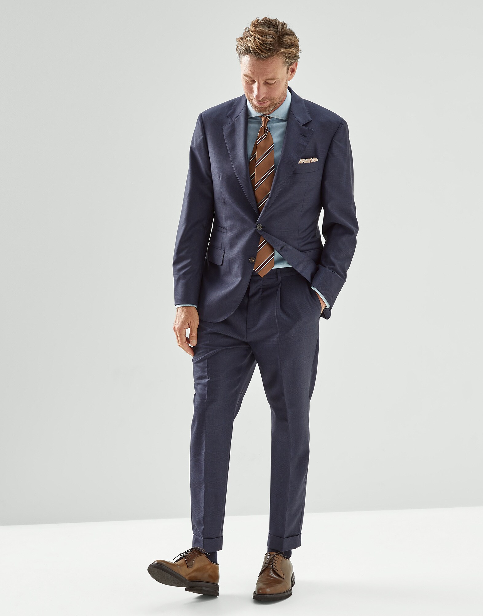 Men's elegant suits | Brunello Cucinelli